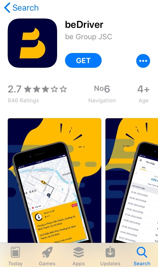 Hướng dẫn đăng ký beCar – Be