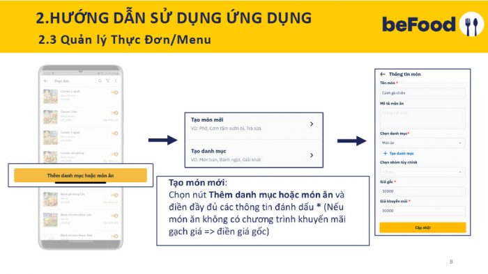 Be | Hướng dẫn sử dụng ứng dụng beMerchant