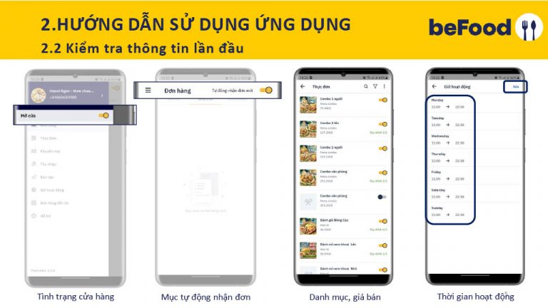 Be | Hướng dẫn sử dụng ứng dụng beMerchant