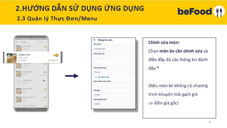 Be | Hướng dẫn sử dụng ứng dụng beMerchant