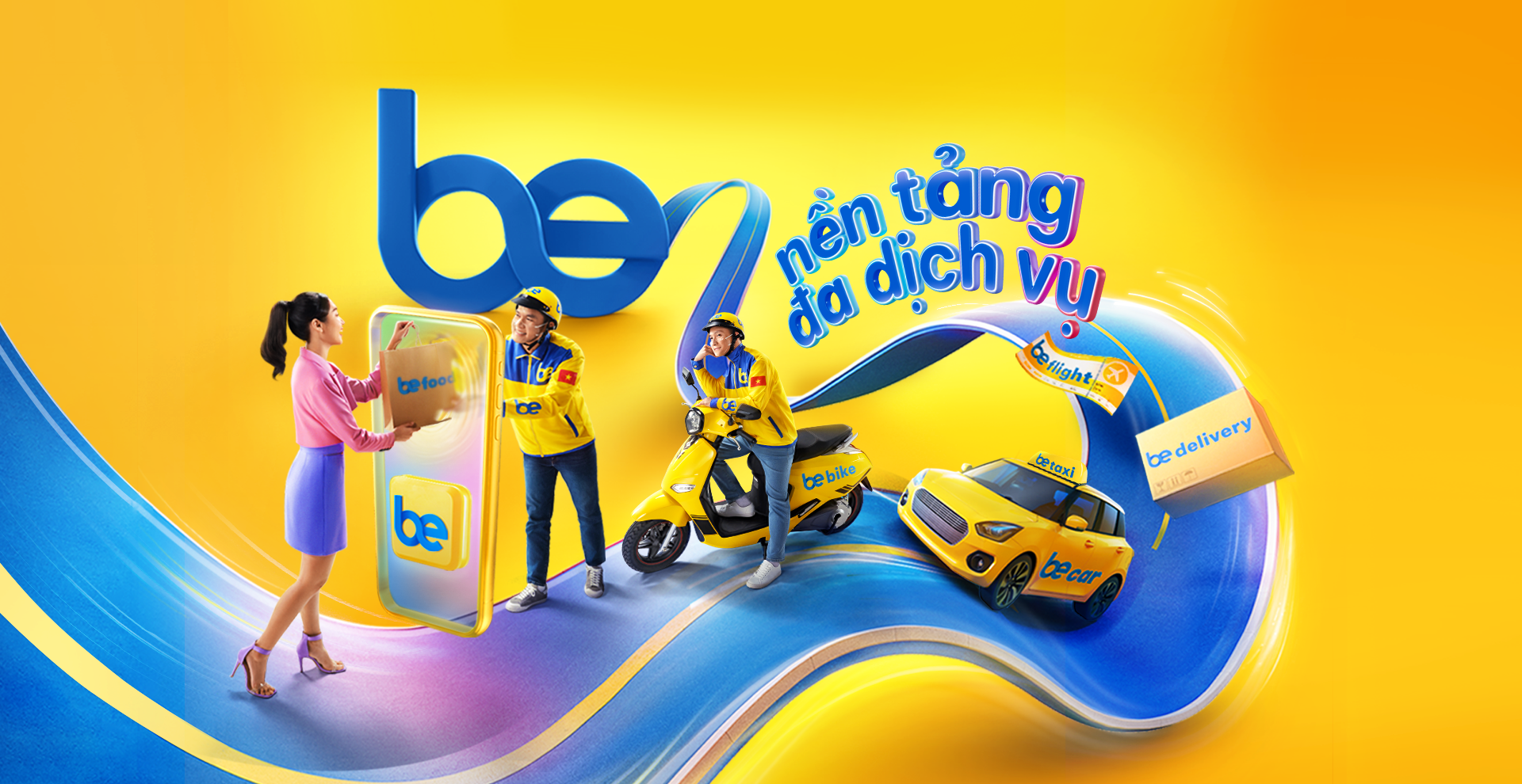 Be | Nền tảng tiêu dùng đa dịch vụ Be thực hiện thay đổi nhận diện thương hiệu