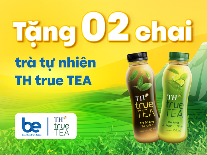 Be | GIẢI TỎA NẮNG NÓNG – NHẬN NGAY TRÀ XANH TH TRUE TEA