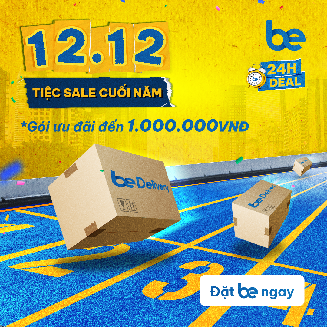 12/12 Tiệc sale cuối năm – beDeli tung gói siêu ưu đãi – Be