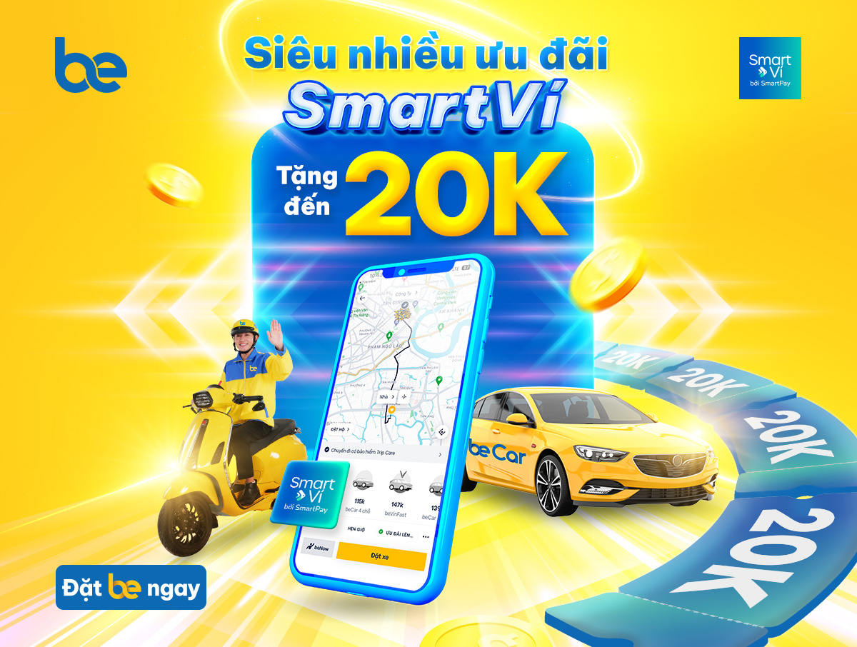 Be | SIÊU NHIỀU DEAL THANH TOÁN VÍ SMART VÍ