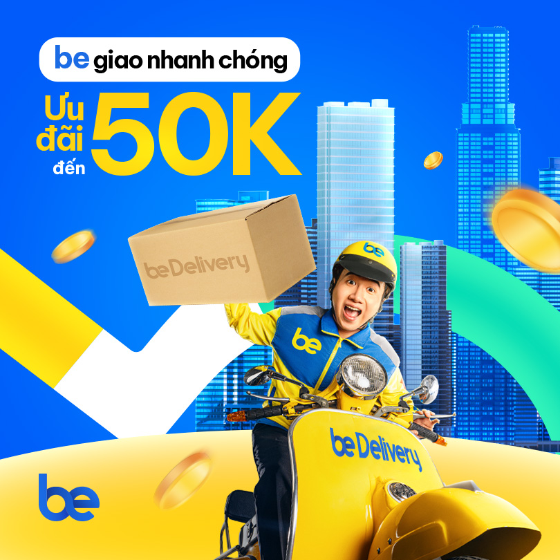 Be | Giao hàng mọi lúc, be giảm đến 50%
