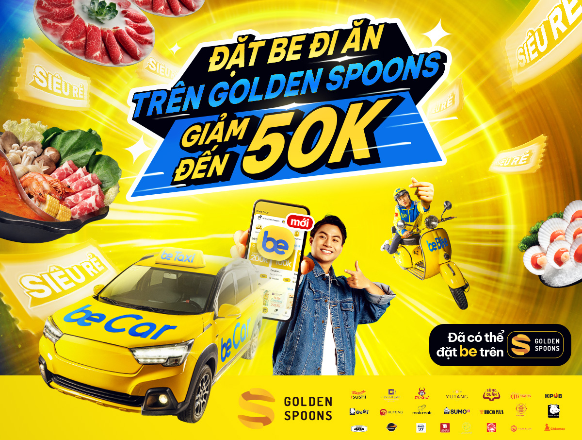 ĐẶT BE TRÊN GOLDEN SPOONS – GIẢM ĐẾN 50K – Be